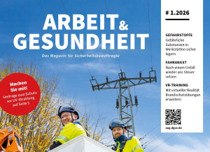 Magazin für Sicherheitsbeauftragte Arbeit & Gesundheit 1/2026